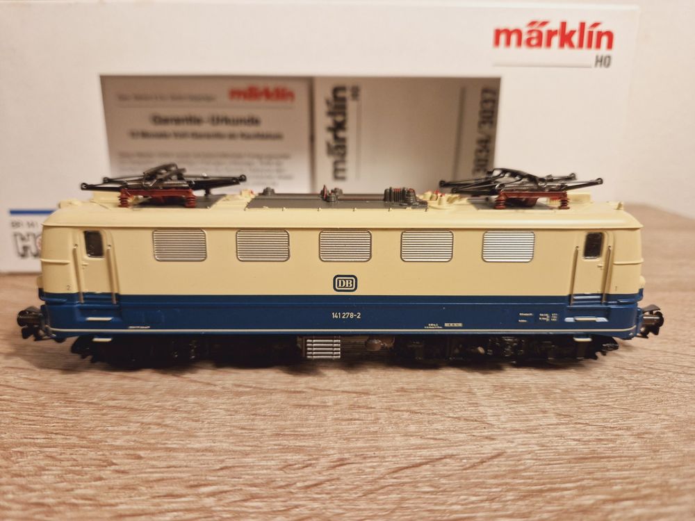 Märklin 3034 E-Lok BR 141 278-2 DB H0 OVP NEU (Neu und originalverpackt) in St-Aubin-Sauges für ...