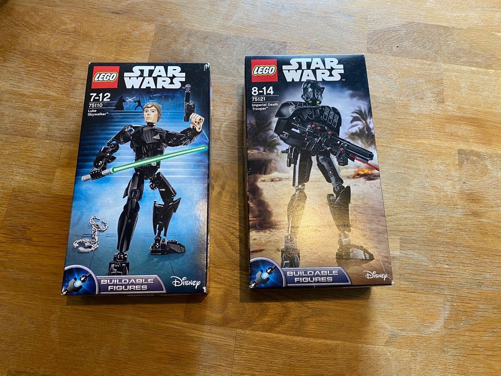 Lego Star Wars Luke Skywalker und Imperial Death Trooper (Neu und ...