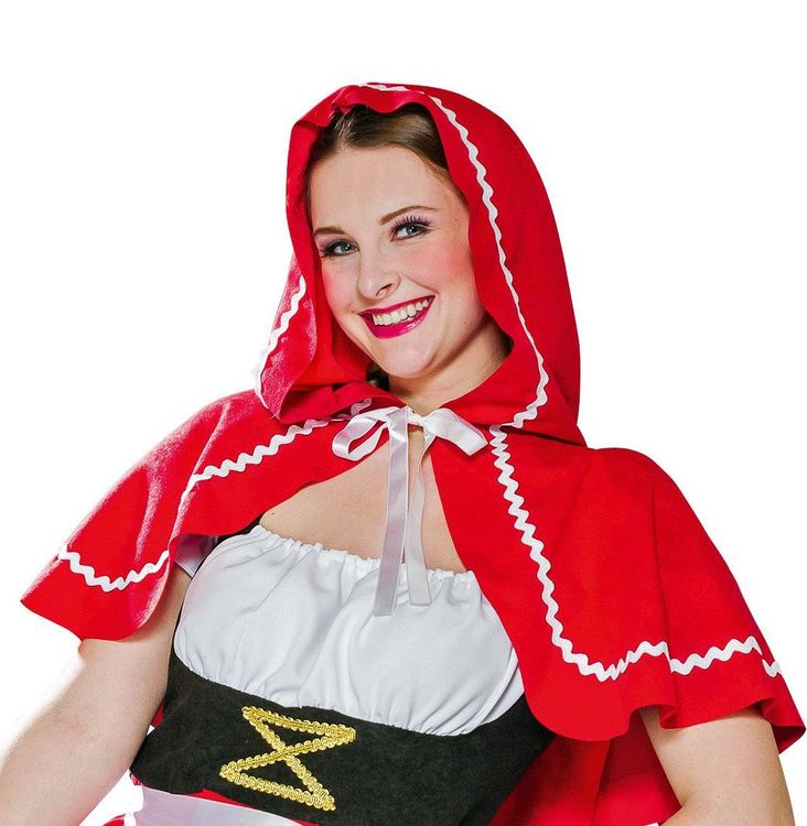 Rotkäppchen Cape mit Kapuze rot | Kaufen auf Ricardo
