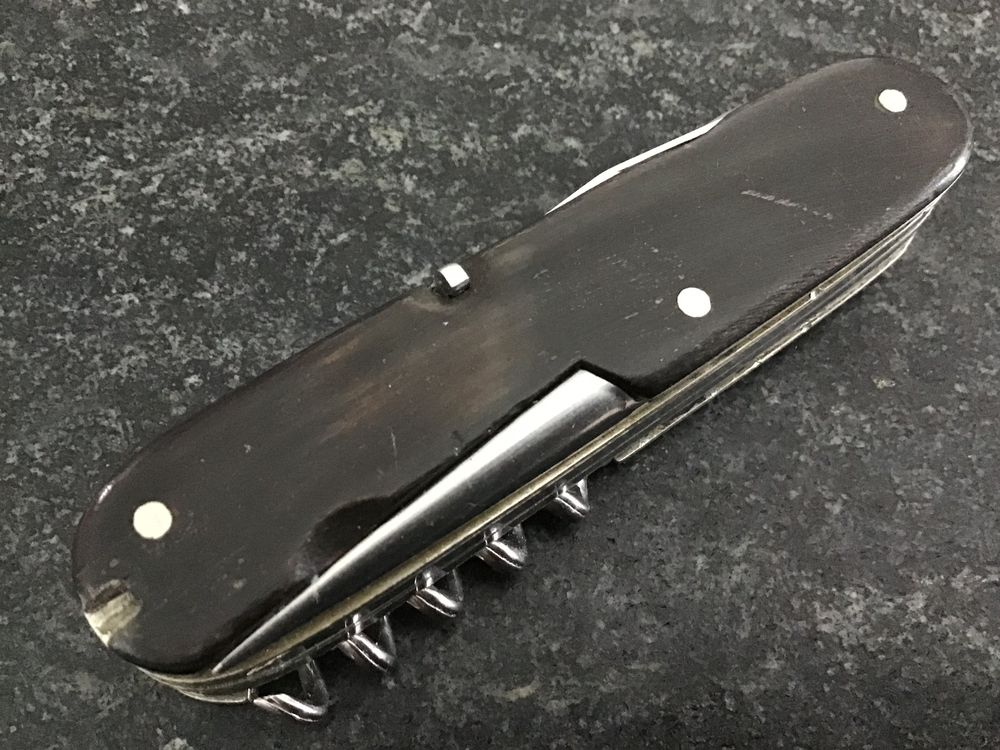 Rares Victorinox Sackmesser "ARMEE SUISSE" Horn,gut bestückt | Kaufen ...