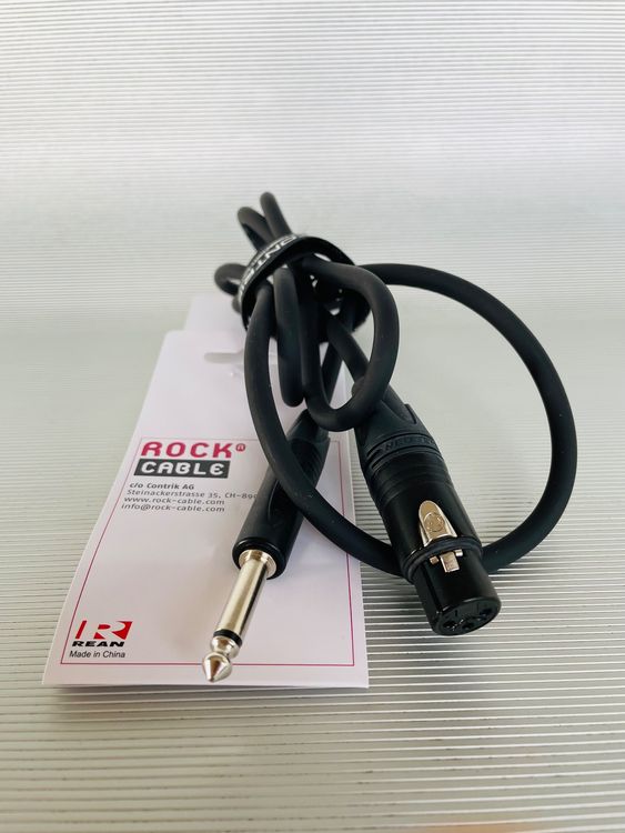 Rock Cable / Mikrofonkabel / Jack XLR / Rockcable / 1.5m (Gebraucht) in ...