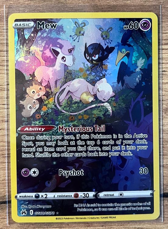 Mew GG10/70 Pokemon Galarian Gallery Crown Zenith #2 | Kaufen auf Ricardo