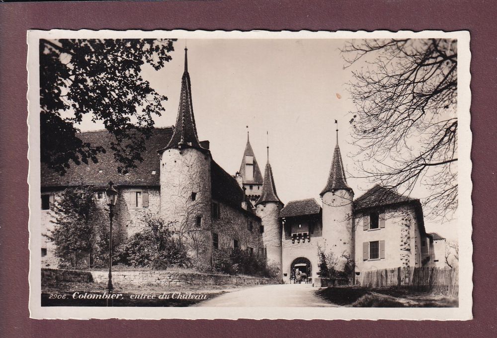 COLOMBIER - Entrée du Château | Kaufen auf Ricardo