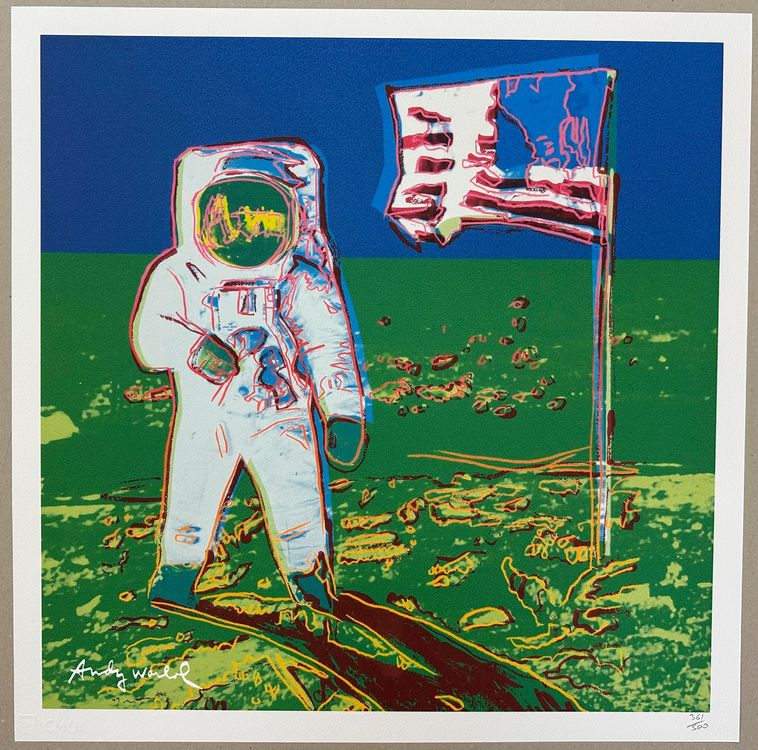 Andy Warhol: Moon Walk, POP Art 361/500 (Neu (gemäss Beschreibung)) in Meilen für CHF 59 – mit ...