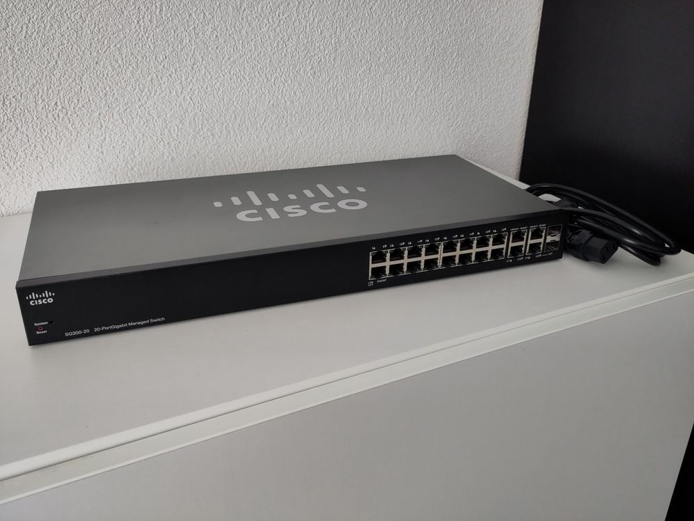 Cisco SG300-20 20-port Gigabit Managed Switch (Gebraucht) in Tann für ...