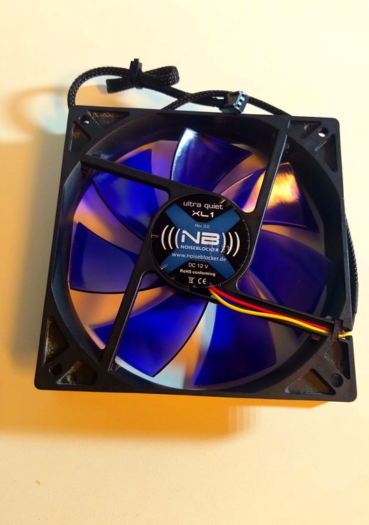 NB-BlackSilentFan 120mm ( PC Ultra Quiet Fan ) (Gebraucht) in Thusis ...