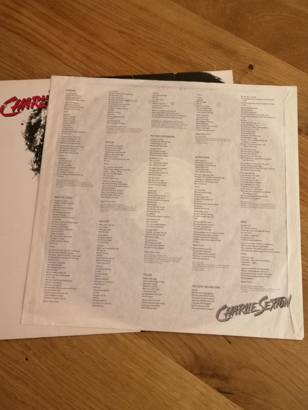 LP - Charlie Sexton - Pictures for Pleasure, Vinyl (Gebraucht) in Basel ...