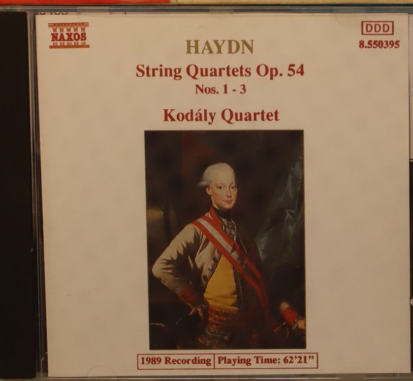 Haydn - Kodály Quartet–String Quartets Op. 54 Nos. 1-3 | Kaufen auf Ricardo