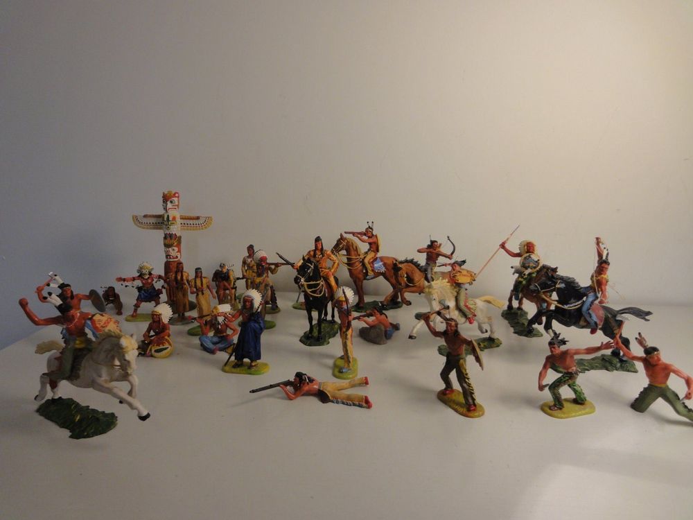 Indianer - grosses Lot Elastolin-Figuren | Kaufen auf Ricardo