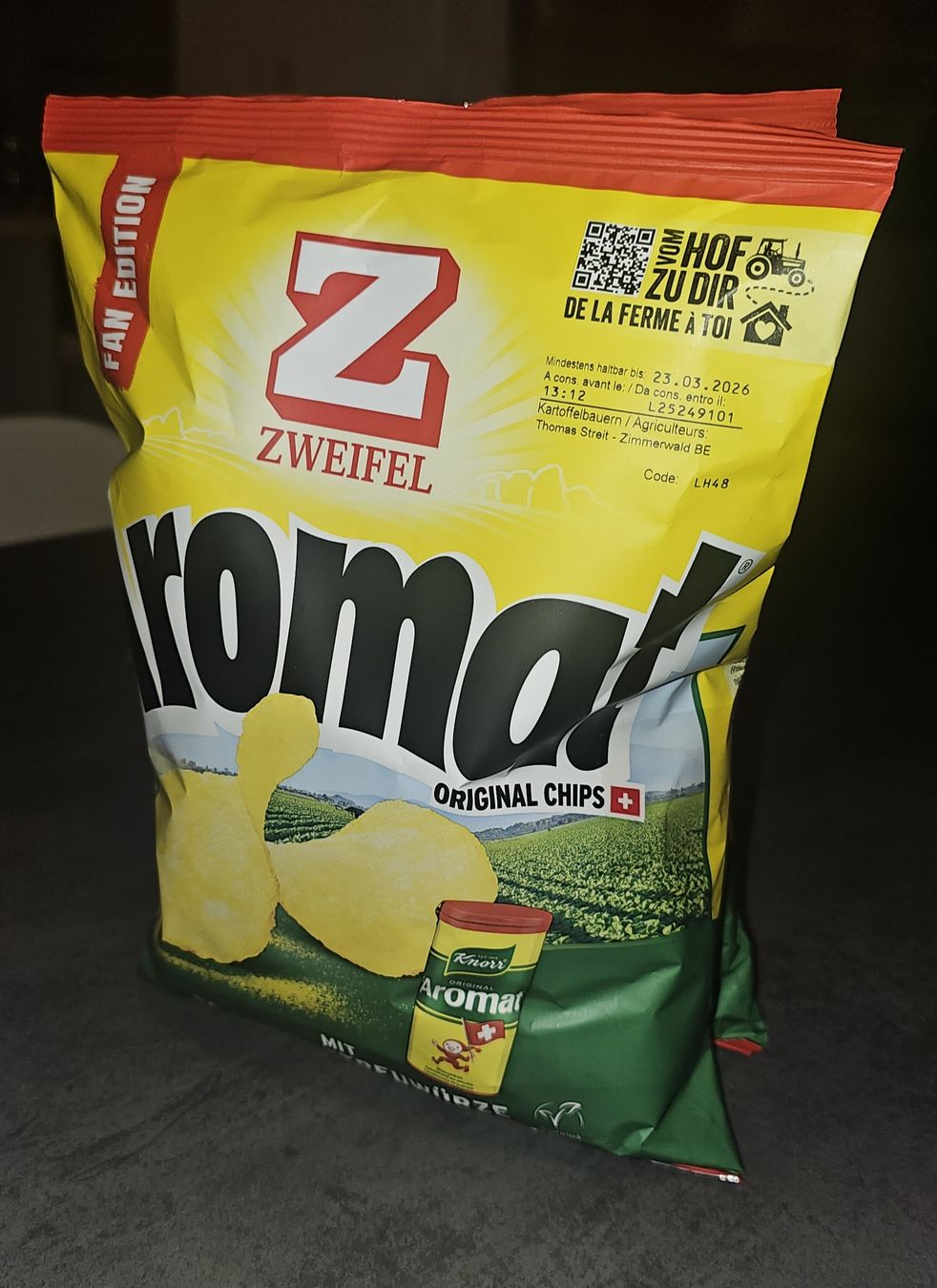 Zweifel Aromat – FAN EDITION 2025 | lot de 2 paquets (Neu und ...