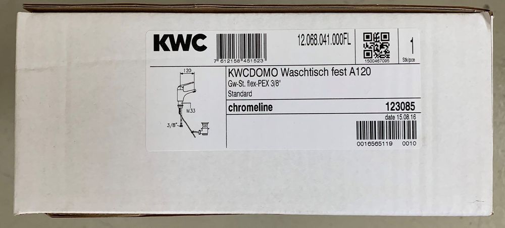 Waschtischmischer KWC DOMO (Neu und originalverpackt) in Vaduz für CHF 120 – mit Lieferung auf ...