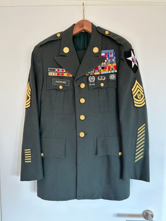 US Army Uniform Command Sergeant Major ! Hochdekoriert ! | Kaufen auf ...