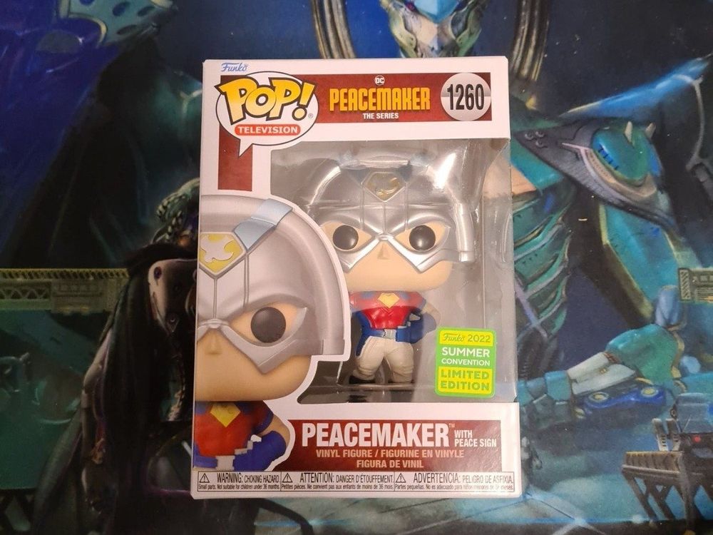 Funko Pop - DC - Peacemaker (with Peace Sign) - SC 2022 (Neu und ...