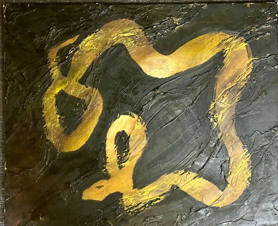 Abstrackte Acryl Gemalde, Monogrammiert, 60x50 cm | Kaufen auf Ricardo