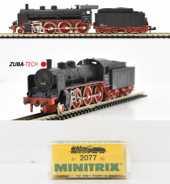 Minitrix 51207700 Dampflok BR 17 DR Spur N Analog mit OVP | Kaufen auf ...