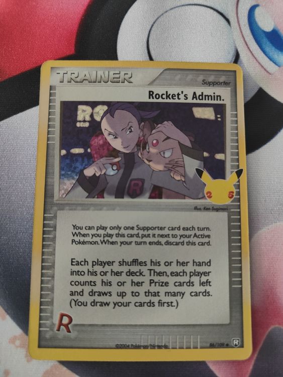 Carte Pokémon Rocket's Admin. 84/98 25th Célébration (D'occasion) à ...