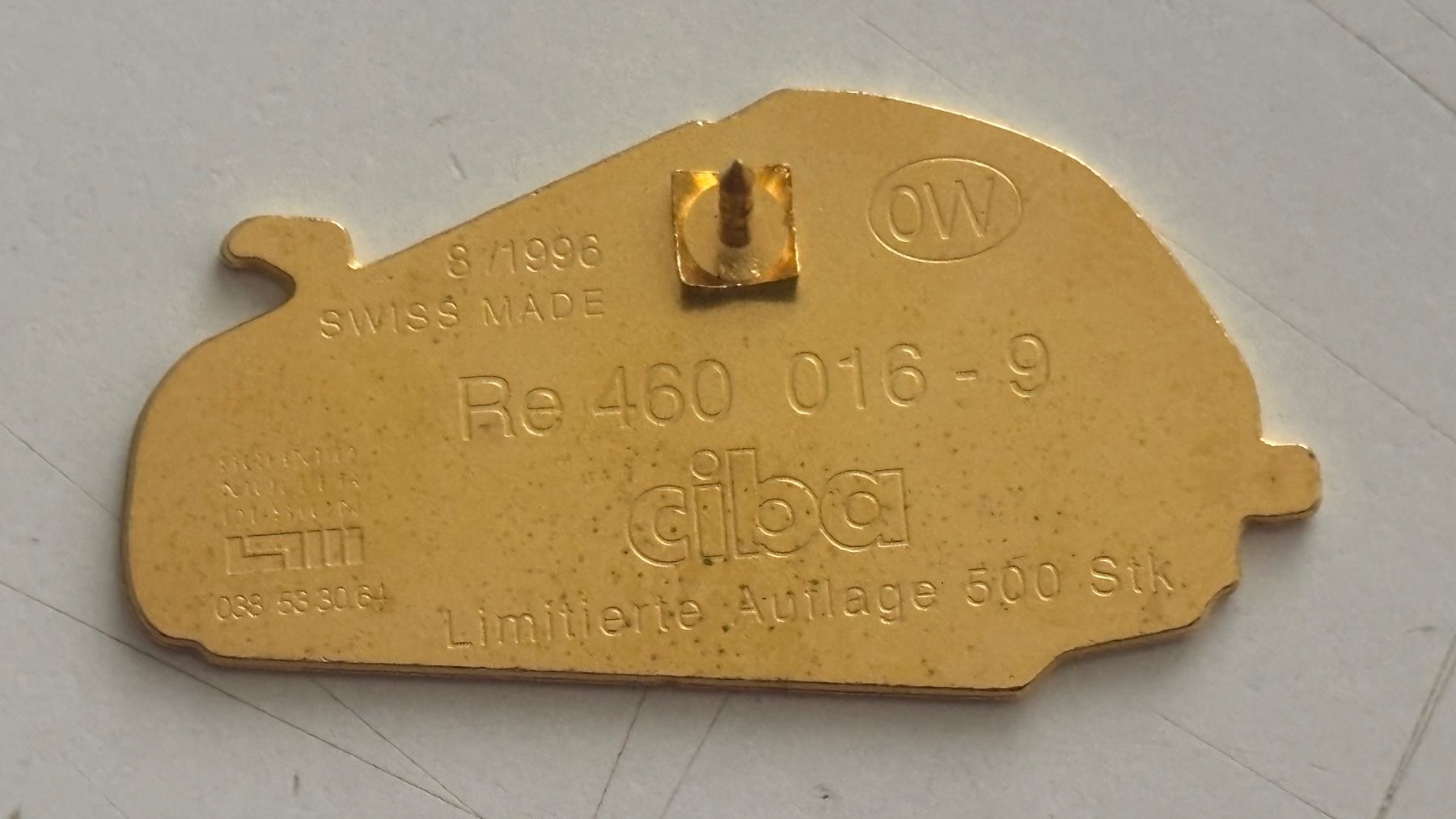 Pin's Schmid & Muller Design SBB CFF FFS - Re 460 ciba (D'occasion) à ...