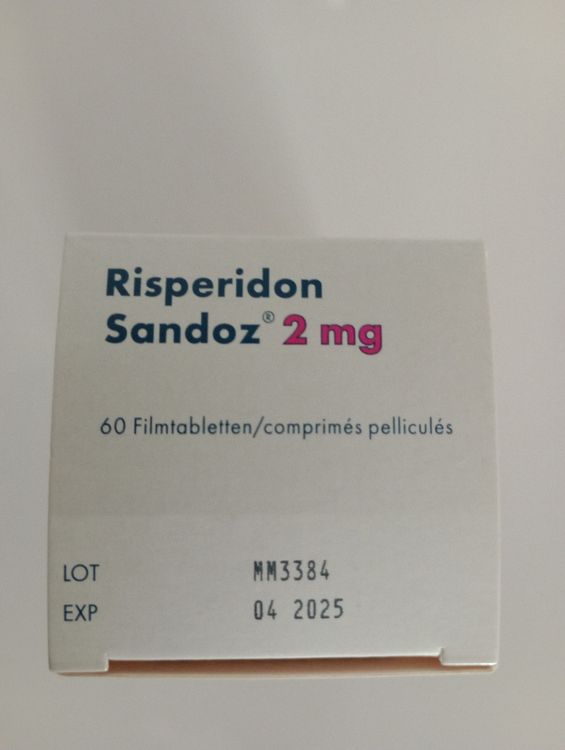 Risperidon Sandoz® 2mg 60 Tabletten 04/2025 (Neu und originalverpackt ...