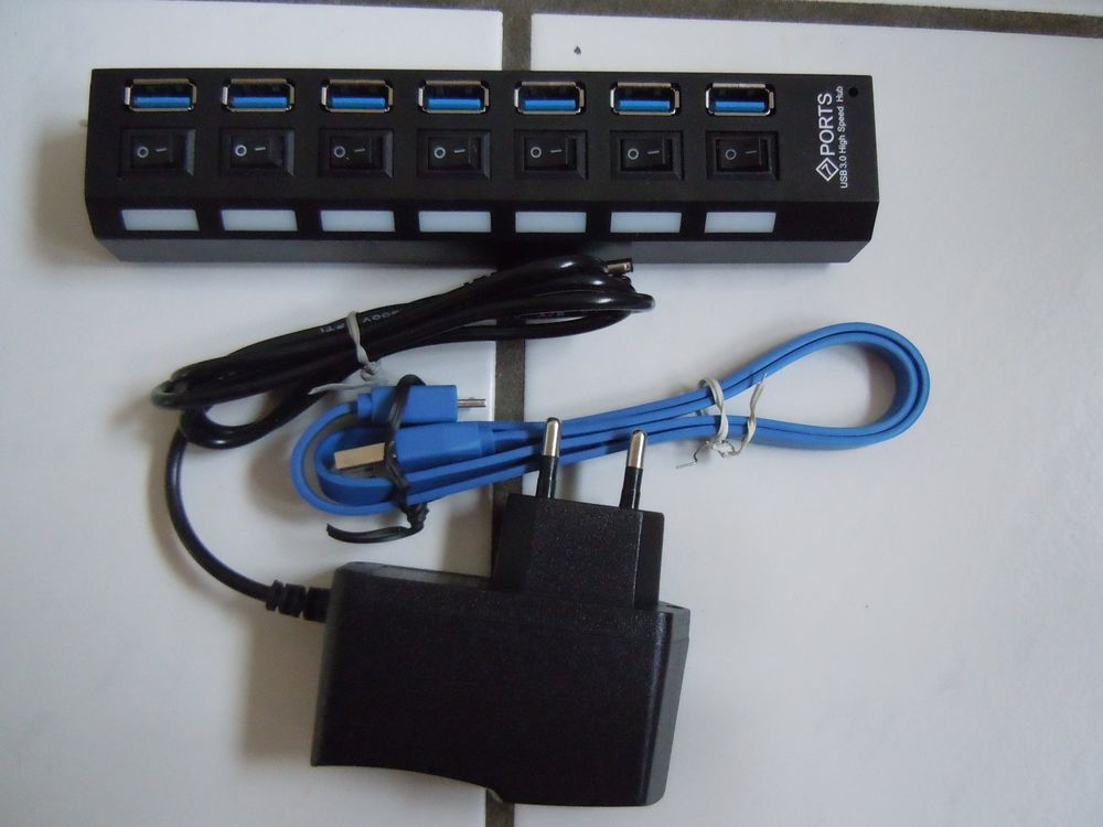 USB3 Hub mit 7 Ports | Kaufen auf Ricardo