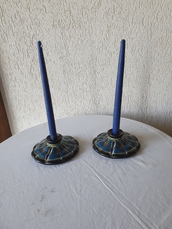 2 original Gouda Keramik Kerzenhalter (Gebraucht) in Hinwil für CHF 38 – mit Lieferung auf ...