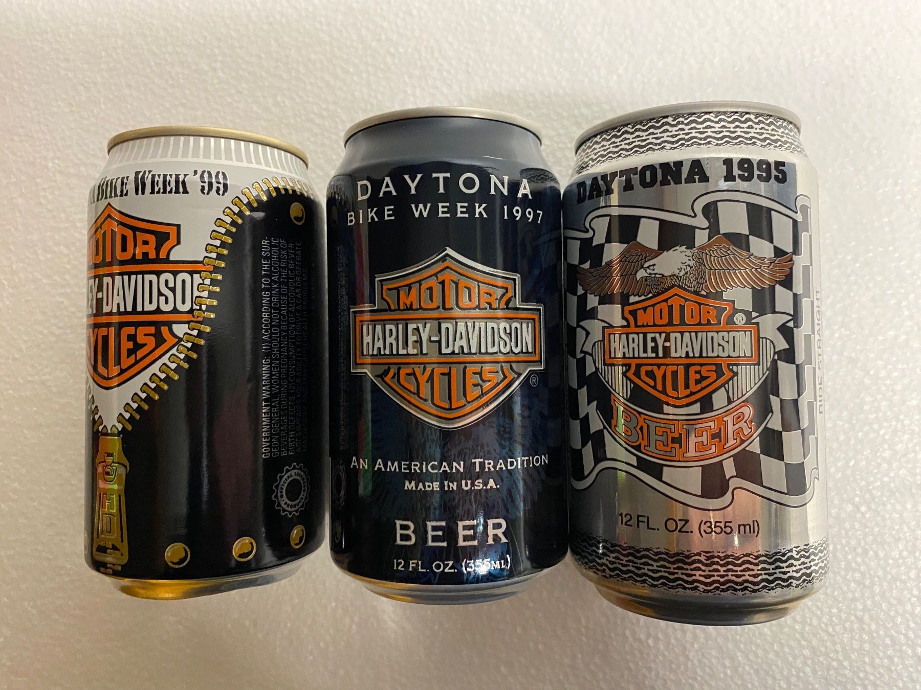 Harley-Davidson Bierdosen Daytona Bike Week 1995/1997/1999 (Neu (gemäss ...