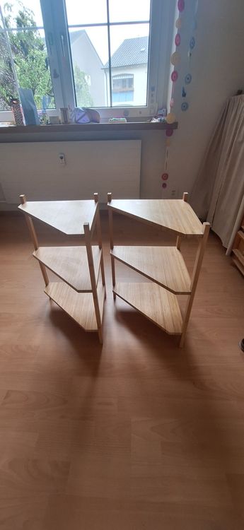 IKEA Waschbecken-/Eckregal, Bambus, 34x60 cm - 2 Stück (Gebraucht) in ...
