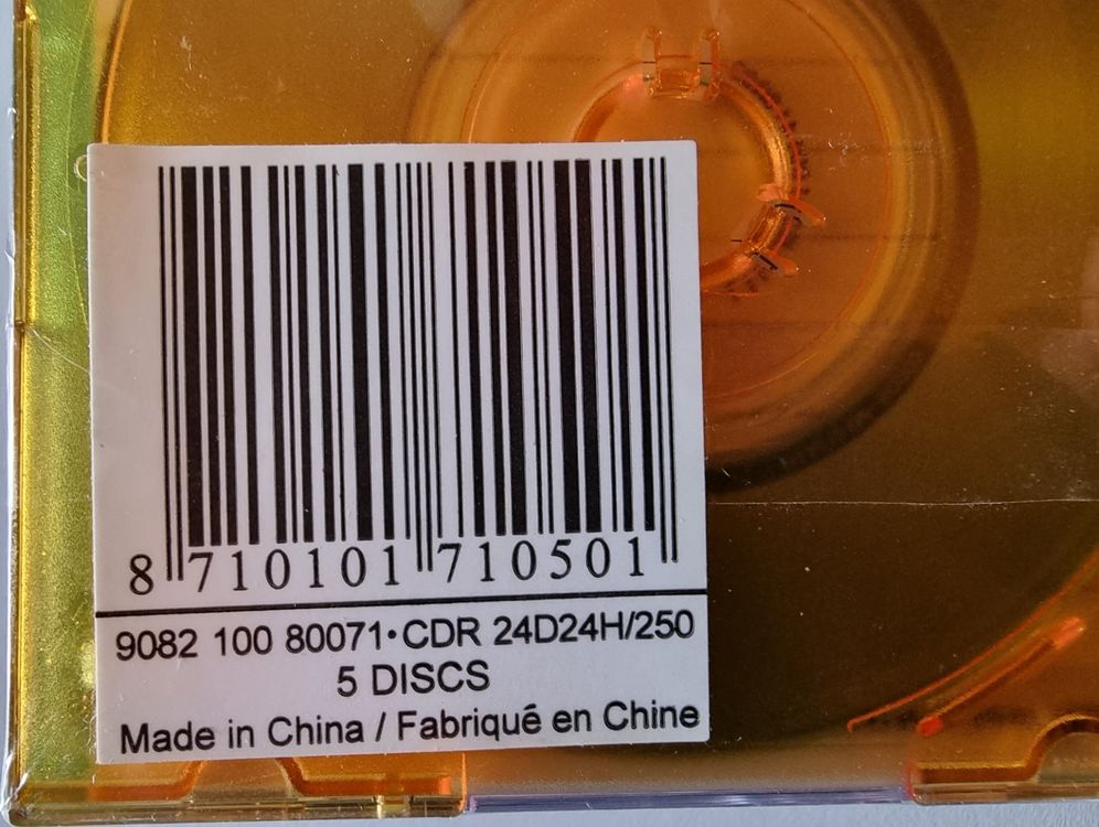 5 Stk. Philips Neon Mini CD-R 210 MB, 24 Min. 8 cm 24x Speed (Neu und ...