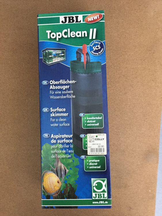 Aquarium-vorfilter mit Oberflächen-Absauger (Neu und originalverpackt ...