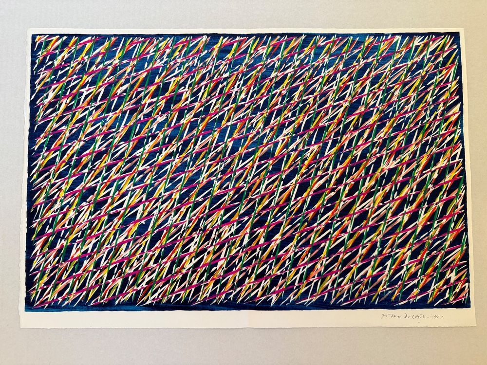 Piero Dorazio – Signierte Original-Lithographie 1984 (Neu (gemäss ...