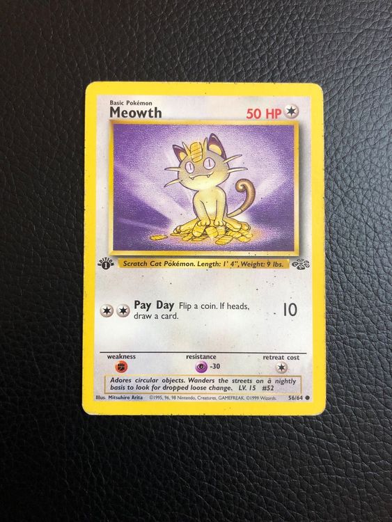 Jungle Meowth 56/64 1st edition Ab 1 | Kaufen auf Ricardo