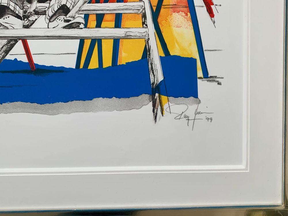 ROLF KNIE, Serigrafie, handsigniert, grossformatig, 36 / 100 (Gebraucht) in Degersheim für CHF ...