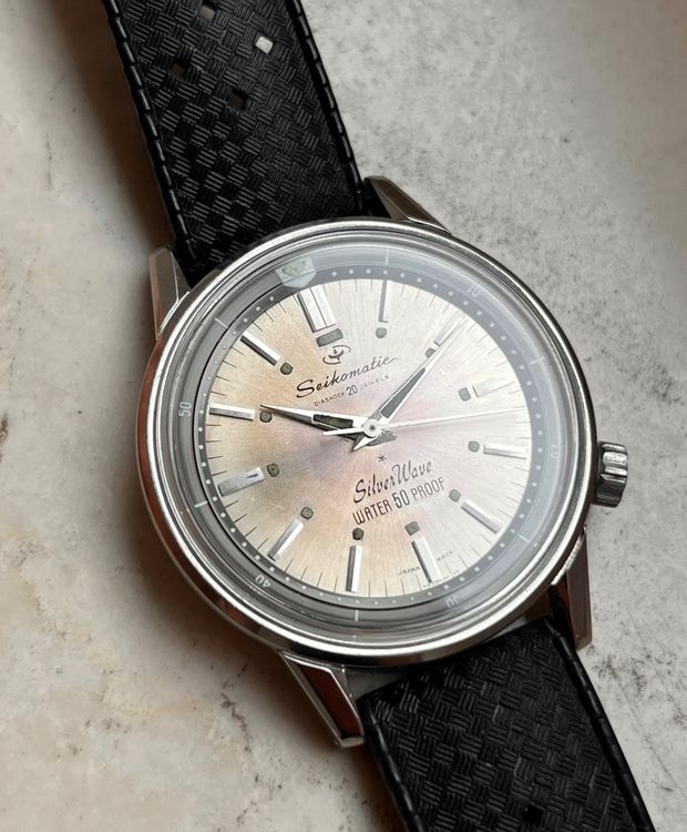 Vintage Seiko Seikomatic Silver Wave 50 Diving Watch 1960s (Gebraucht ...