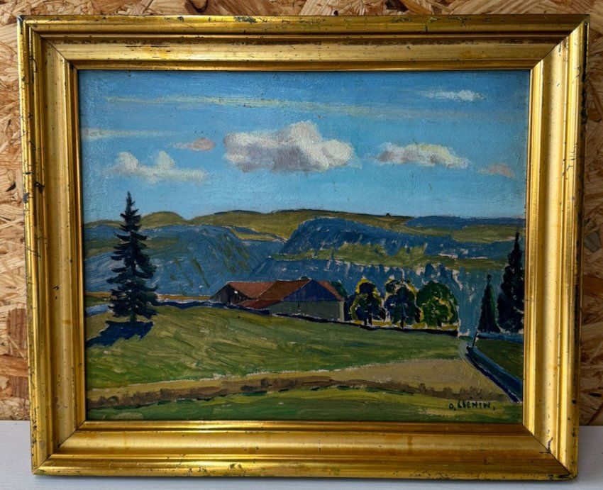 Jura Landschaft, signiert Otto Clénin (ID C138) (Gebraucht) in Gelterfingen für CHF 100 – mit ...