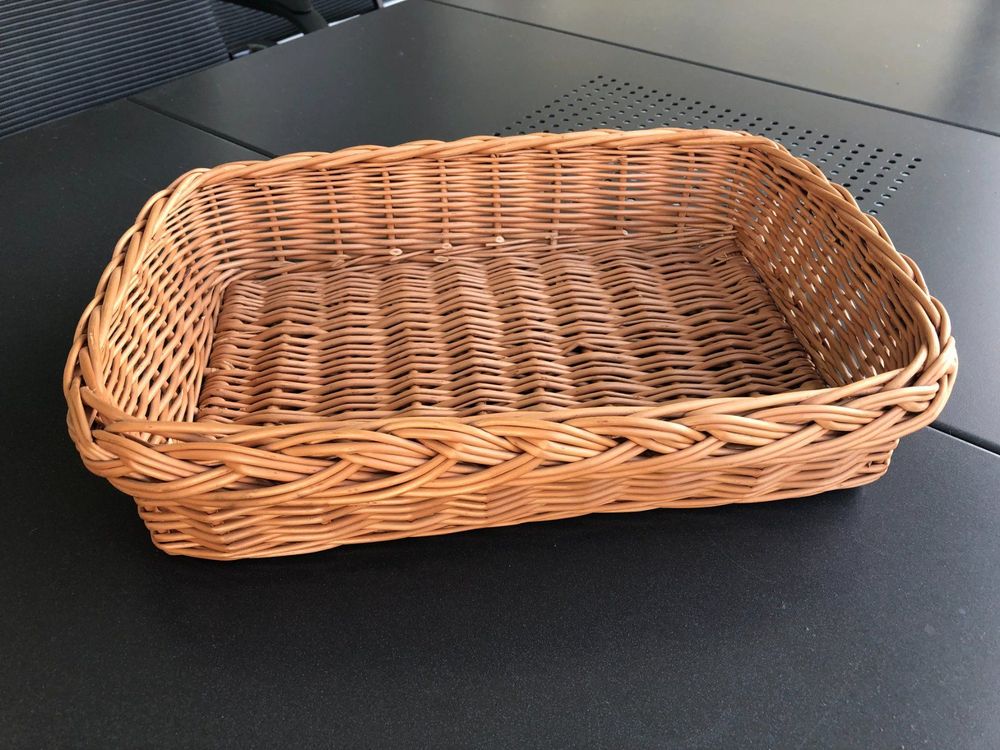 Korb, Körbchen, Brotkörbchen, Früchtekorb flach (Gebraucht) in Jona für ...