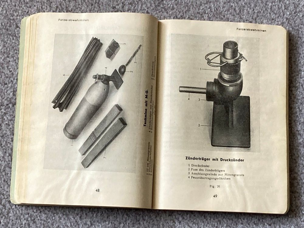 Reglement: Pzaw Minen/Tretminen/Sprengladungen - 1943 | Kaufen auf Ricardo