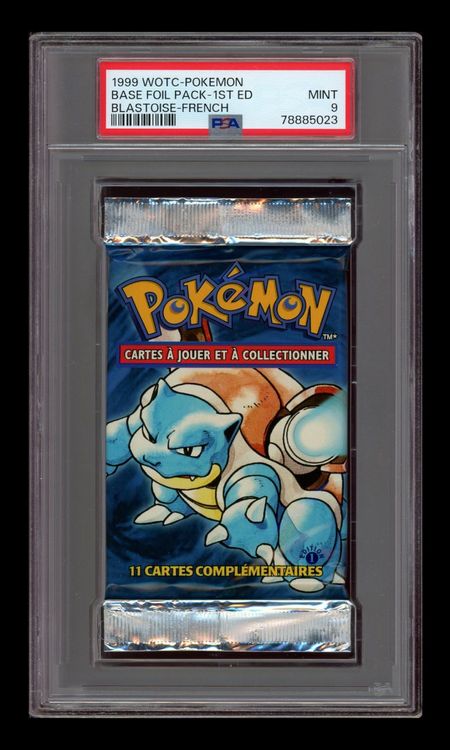 PSA 9 Booster set de base 1. Edition Tortank french (Gebraucht) in Schwyz für CHF 1490 – mit ...