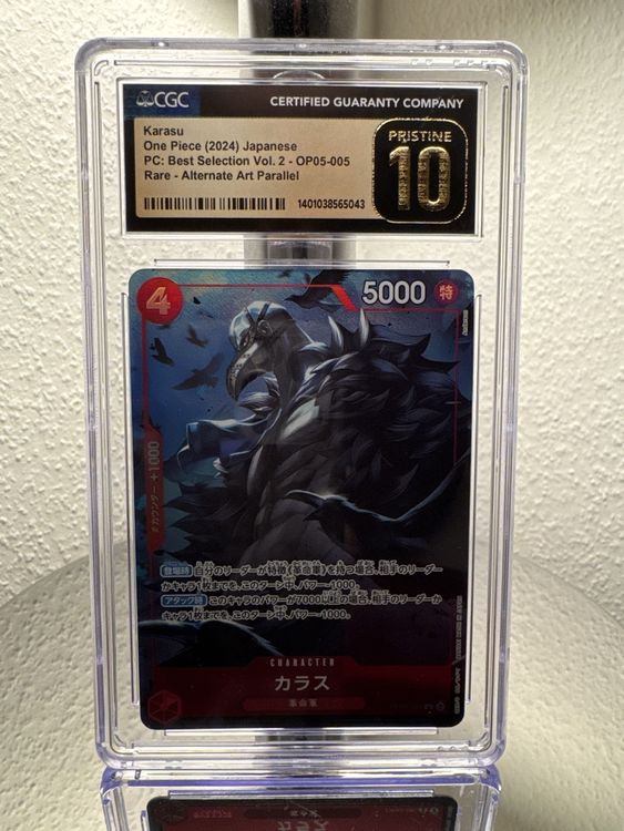 Carte One Piece Karasu OP05-005 CGC Pristine 10 (Neuf avec emballage d ...