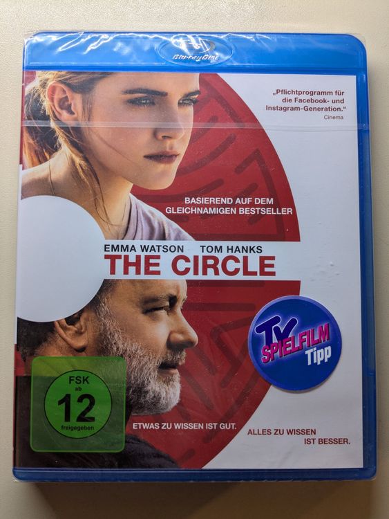 "The Circle" mit Emma Watson & Tom Hanks [Blu-ray/neu & OVP] (Neu und ...