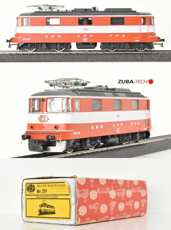 HAG 211 E-Lok Re 4/4 II Swiss Express SBB H0 GS Analog OVP (Gebraucht) in St. Gallen für CHF 91 ...
