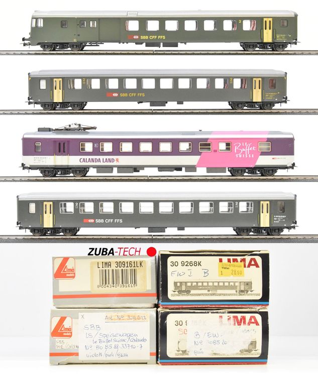 Lima 4x Personenwagen EW I/EW II SBB H0 GS mit OVP | Kaufen auf Ricardo