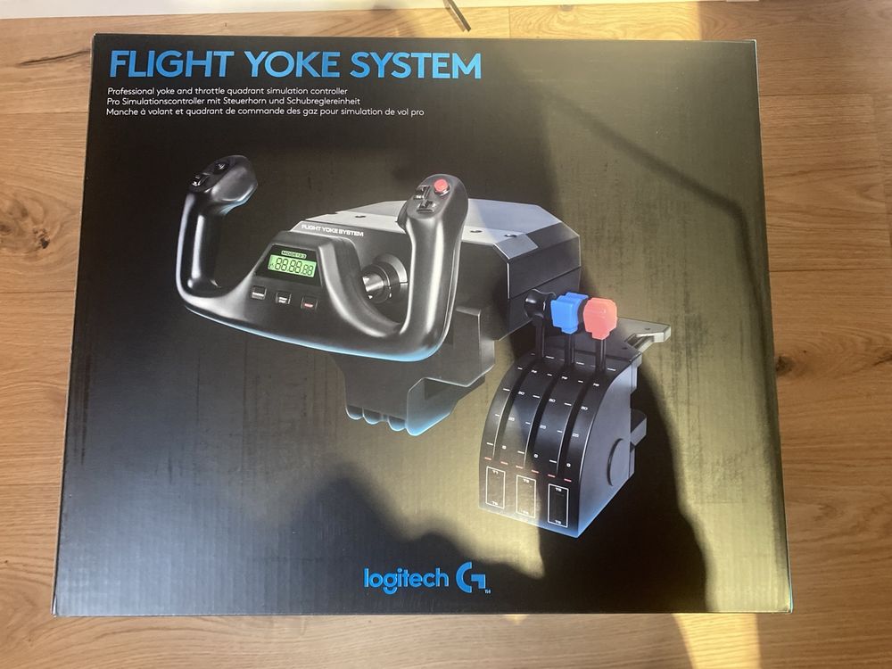 Logitech Flight Yoke System NEU OVP (Neu und originalverpackt) in ...