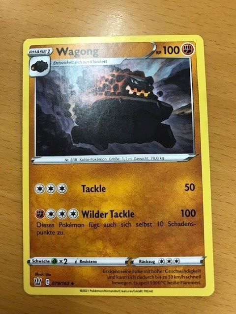 Pokemon Wagong 079/163 (Gebraucht) in Ruggell für CHF 0.2 – mit ...
