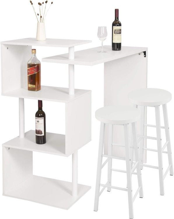 Bartisch + 2X Barhocker Stehtisch Bistrotisch Bartheke | Kaufen auf Ricardo