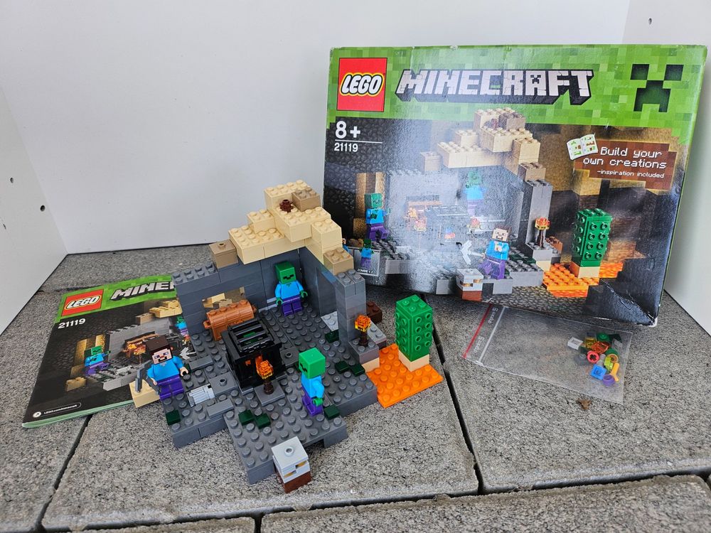 Lego-Set 21119 von MINECRAFT komplett Anleitung und Figuren. | Kaufen ...