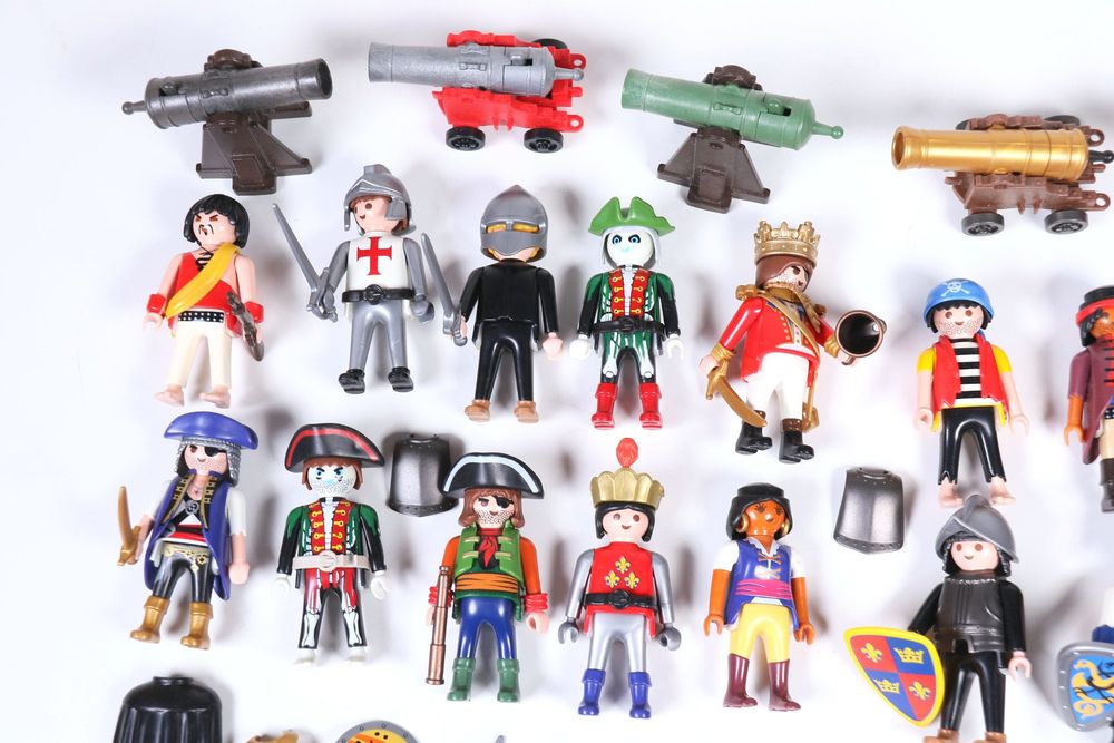 Playmobil Figuren Ritter und Piraten mit Kanonen | Kaufen auf Ricardo