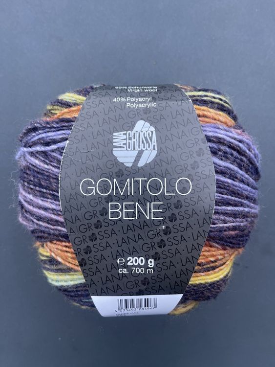 Wolle: Gomitolo Bene von Lana Grossa, 2 Knäuel à 200 Gramm (Neu (gemäss Beschreibung)) in ...