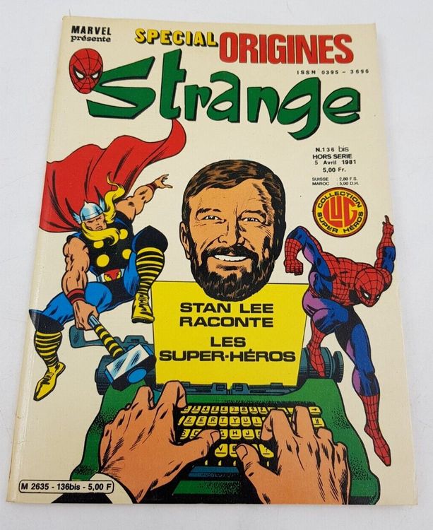 Marvel Strange Spécial Origines N° 136 Bis - 1981 - LUG (D'occasion) à ...