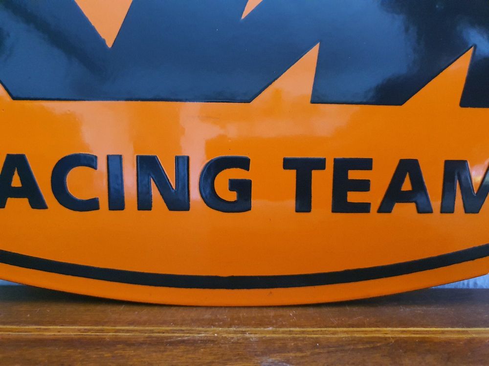 Grosses Emailschild KTM Racing Team Emaille Schild Reklame (Neu (gemäss ...