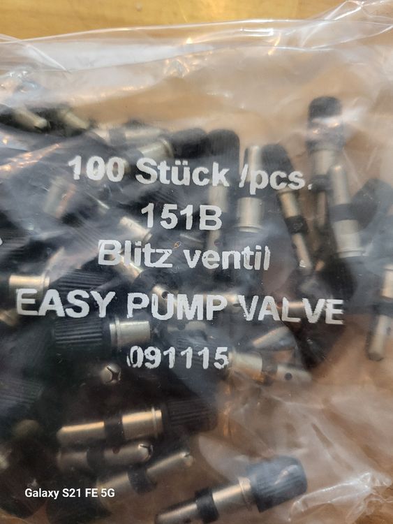 veloschlauch ventil ca.150 stück (Neu und originalverpackt) in ...