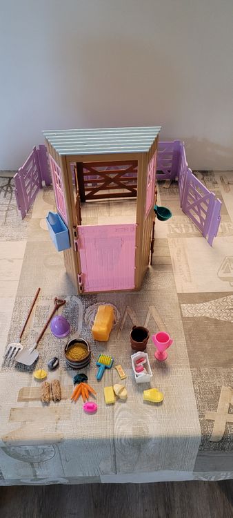 Barbie Pferde Stall und Zubehör (Gebraucht) in Niederbuchsiten für CHF ...